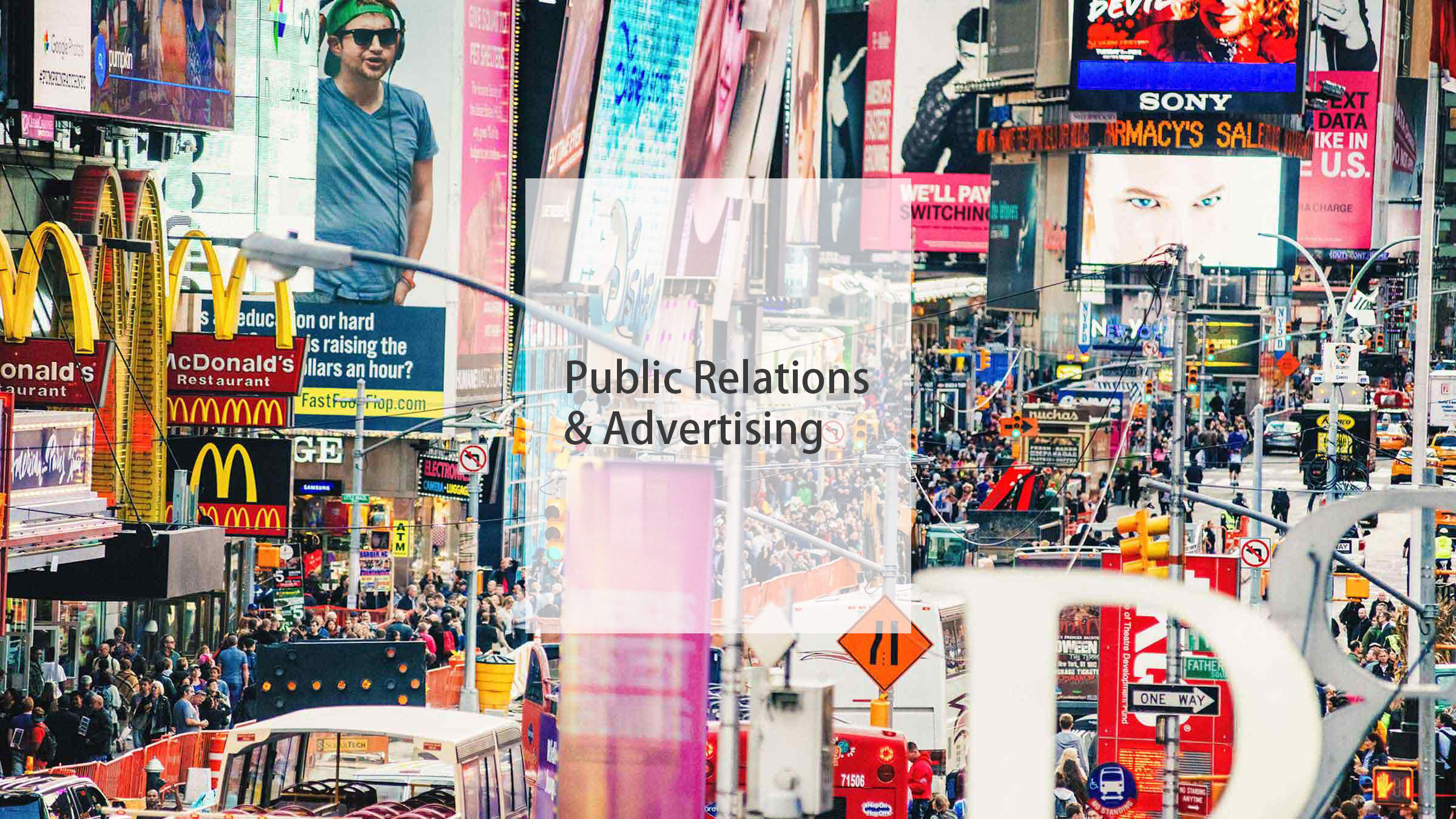 Public Relations and Advertising